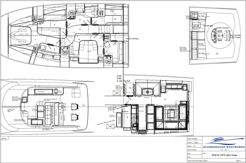 Hull 19 - 75' Skin Deep - Scarborough Boatworks